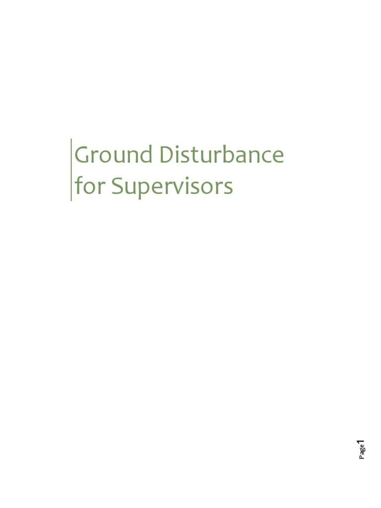 Ground Disturbance Course Materials Updates - V8 - Nov 12 2014 - As ...