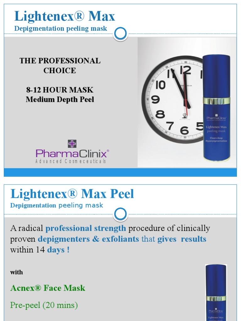 Lightenex-Max-Peel Final | PDF | Chemical Compounds | Organic Compounds