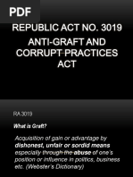 Republic Act 3019 (RA 3019) - Anti-Graft Law | PDF