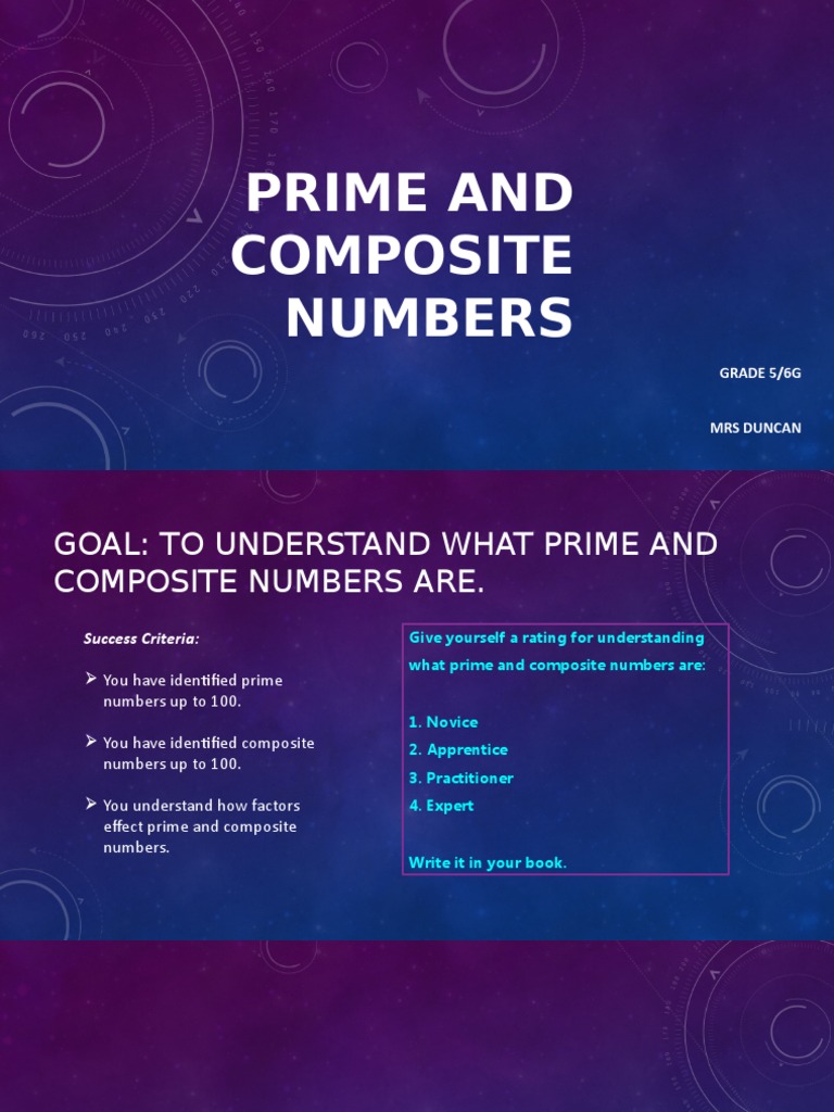 Prime and Composite Numbers | PDF | Prime Number | Numbers