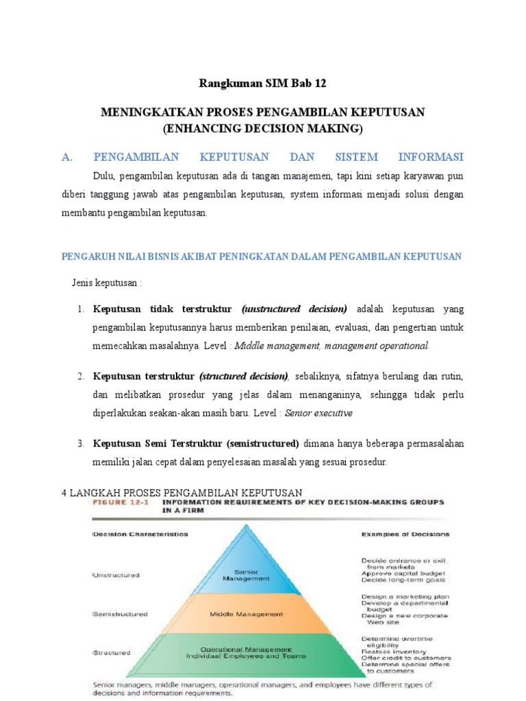 Rangkuman SIM Bab 12 | PDF