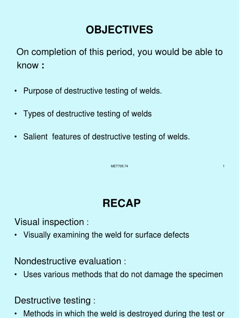 Destructive Test With Tensile Bend | PDF | Welding | Construction