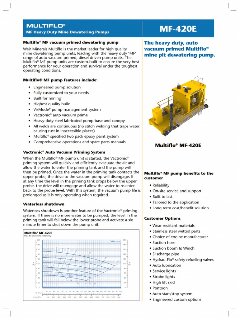 Multiflo MF420E Flyer | PDF
