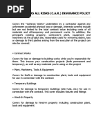 CARI Insurance Application Form | PDF | Technology & Engineering