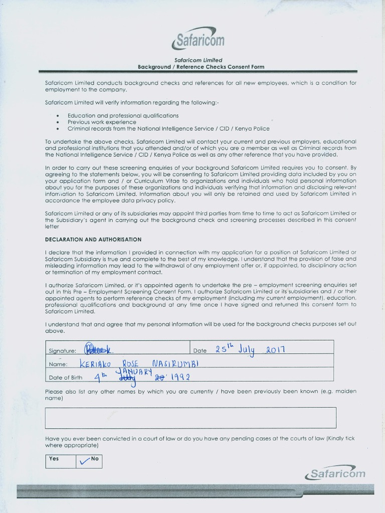 Consent Letter | PDF