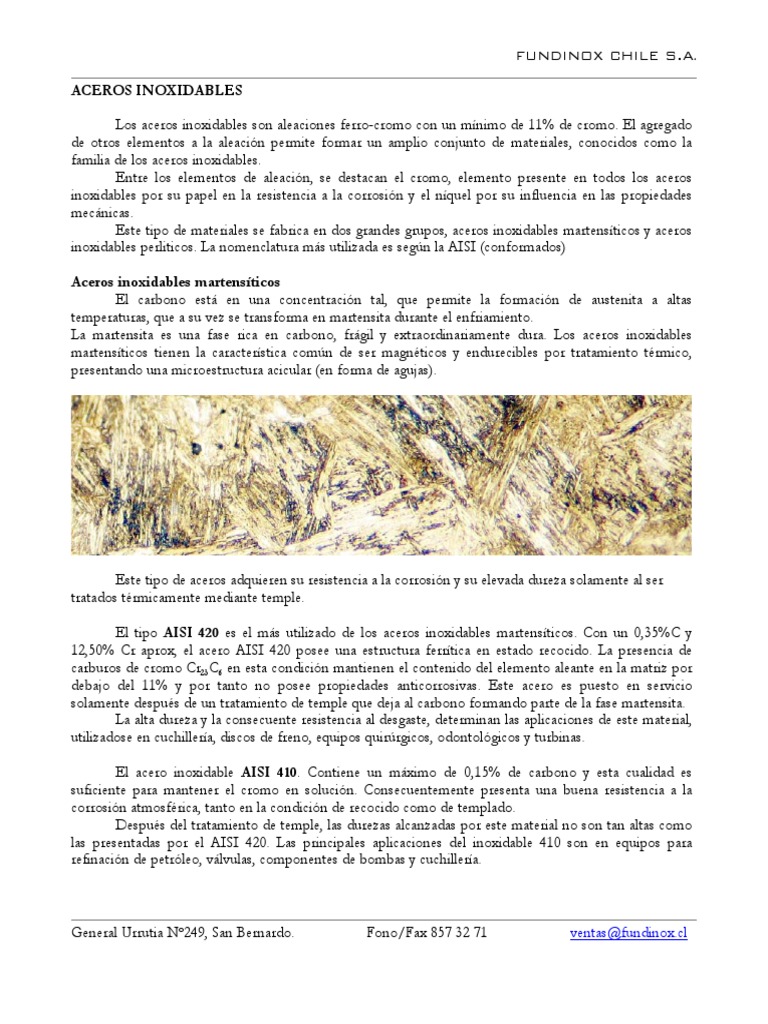 Astm A743 | PDF | Acero inoxidable | Tratamiento a base de calor