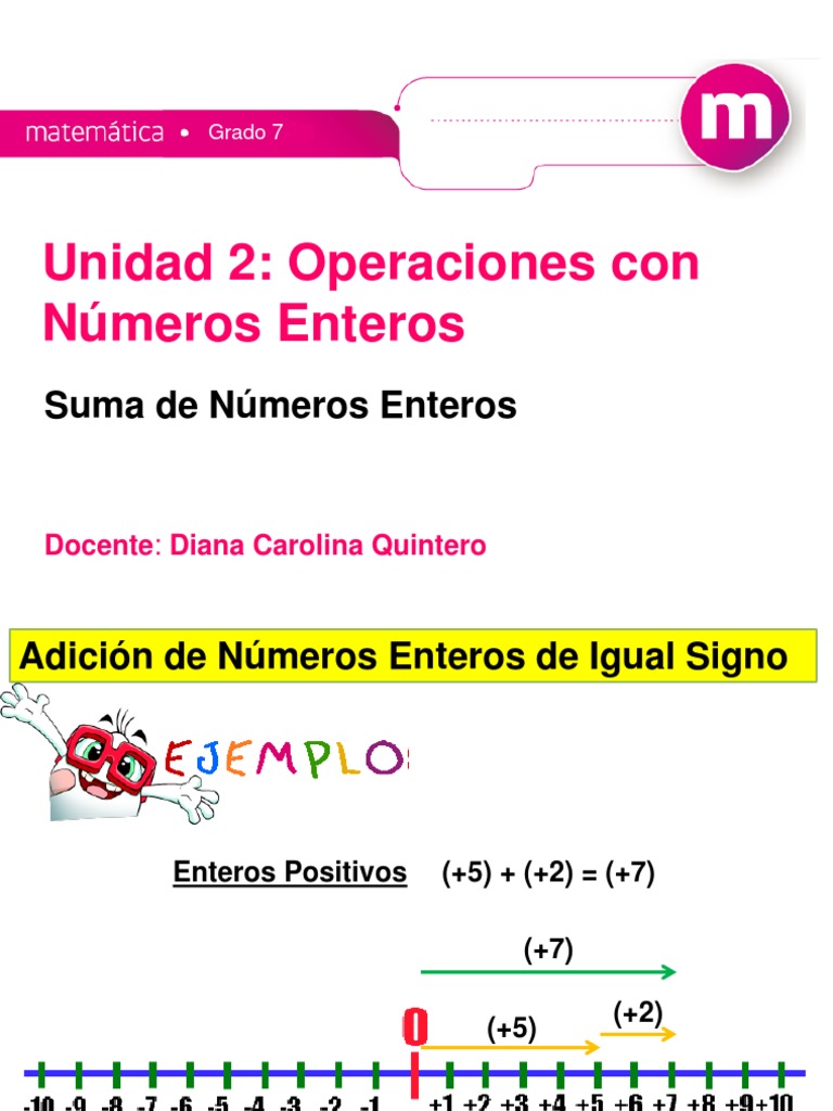 Suma Numeros Enteros | PDF