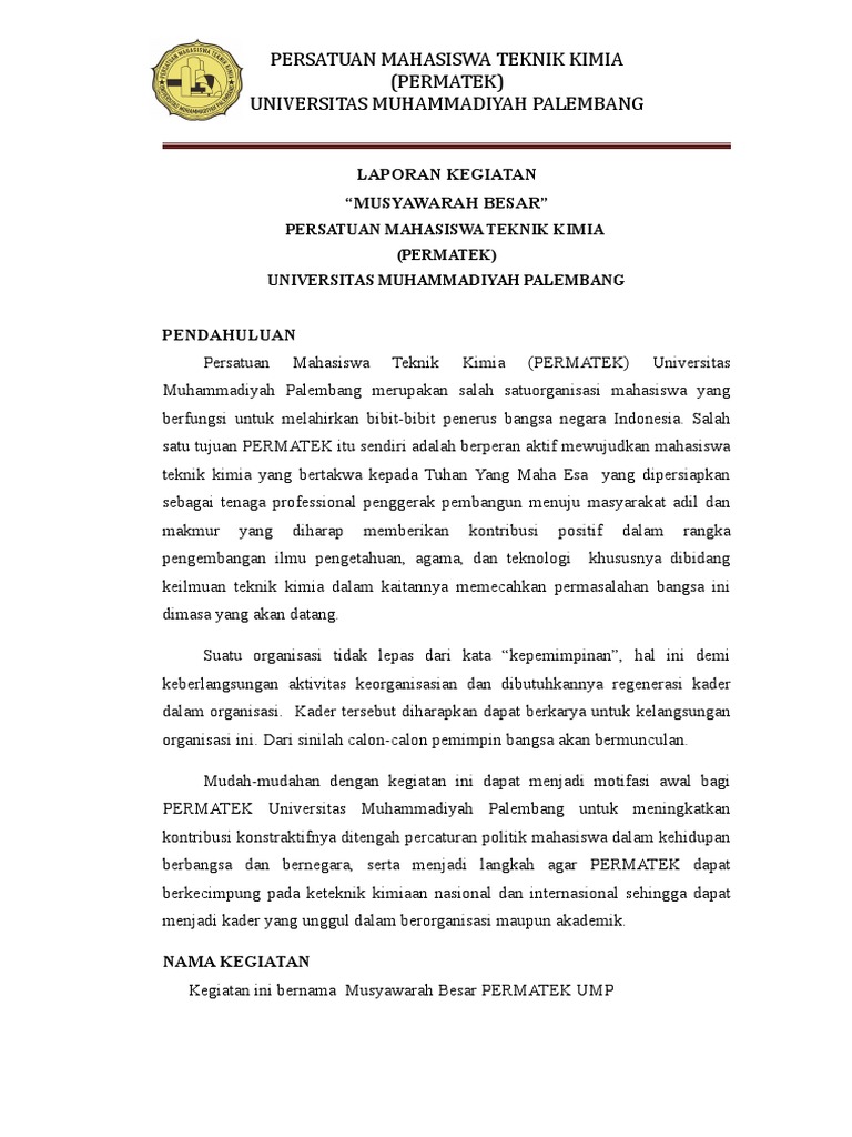 LPJ Mubes PERMATEK | PDF