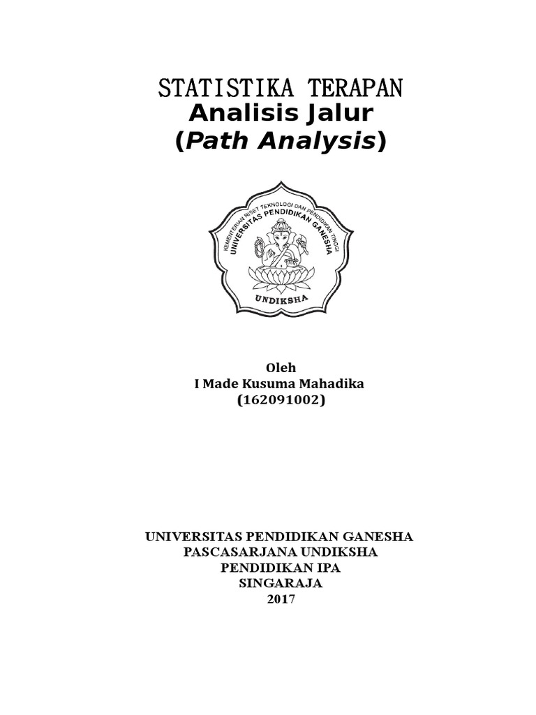 Tugas Analisis Jalur (Path Analysis) | PDF