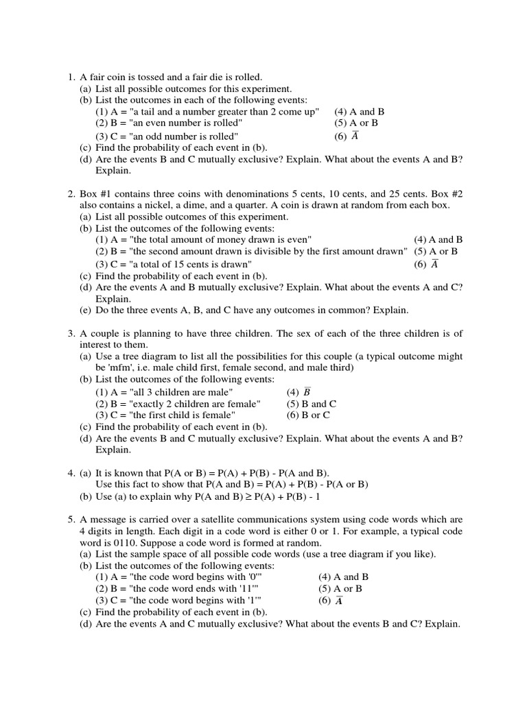 Probability Practice Ques | PDF | Polygraph | Tuberculosis