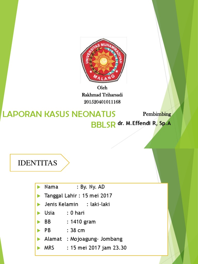 Laporan Kasus Neonatus BBLSR | PDF