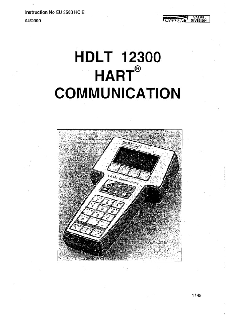 Hart Communicator 275 For Displacer Level Transmitter | PDF ...