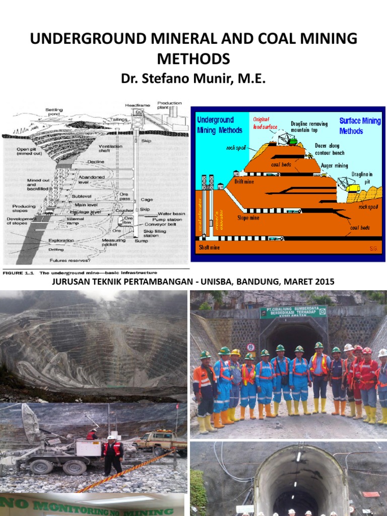 Underground Mining Methods | Download Free PDF | Coal Mining | Mining