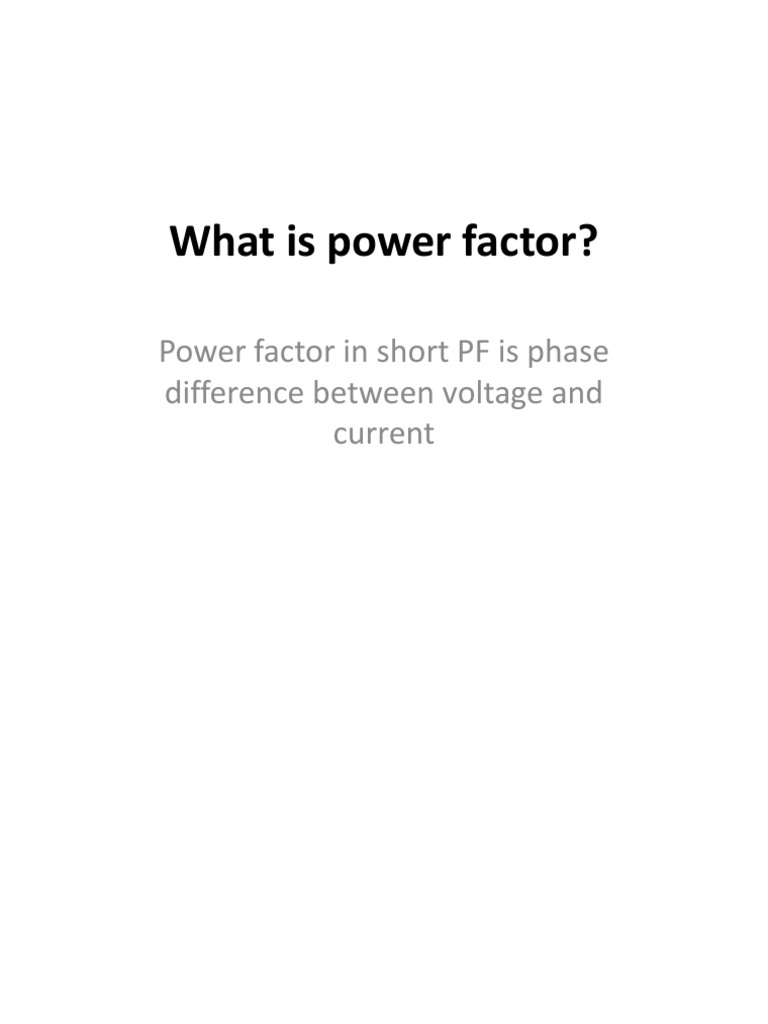 Power Factor Improvment by Microcontroller | PDF