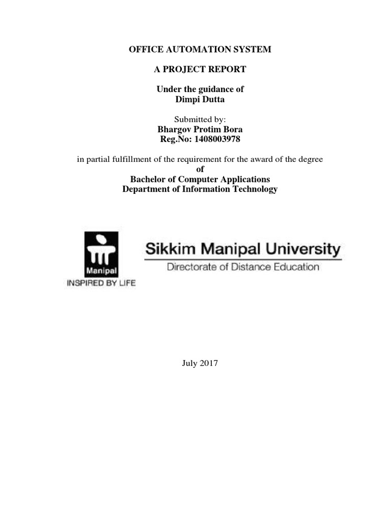 Office Automation System | PDF | Microsoft Visual Studio | Databases