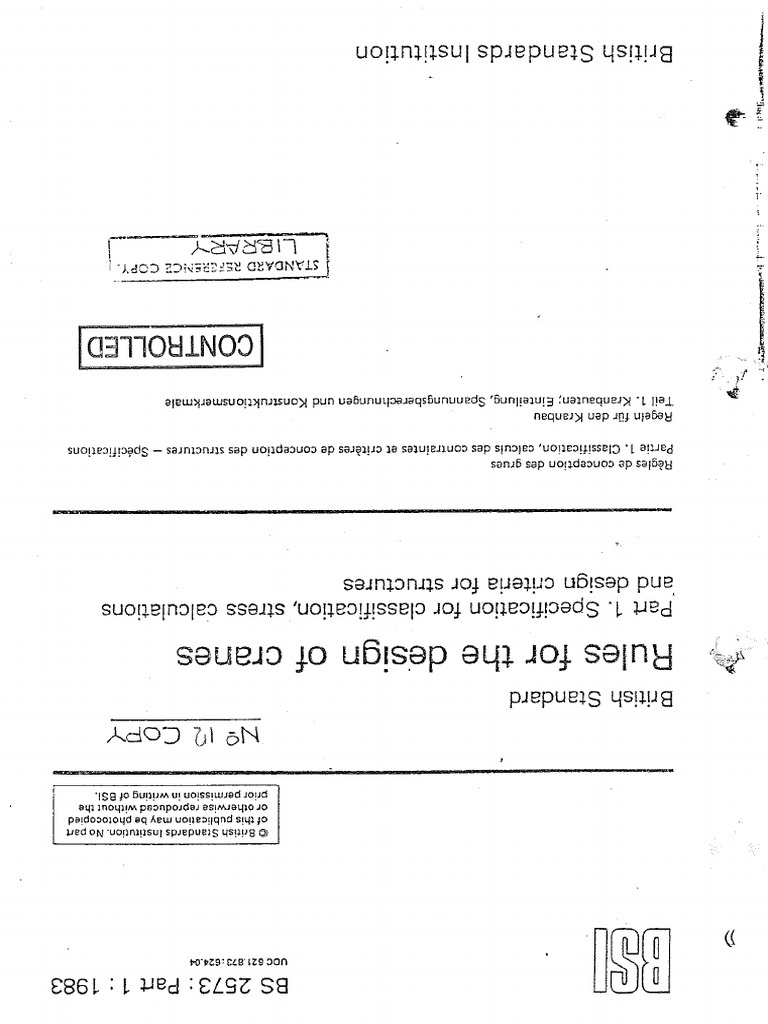 BS 2573 Part 1 | PDF