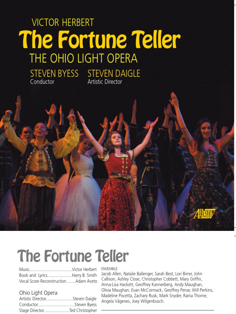 Fortune Teller, The - Libretto (Ohio Light Opera) | PDF | Operetta ...