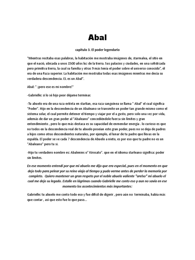 Abal 3 | PDF