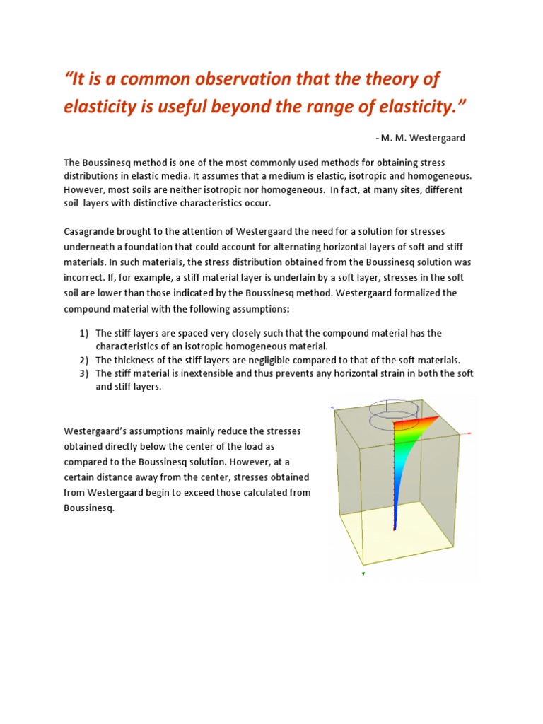 Westergard Method | PDF | Stress (Mechanics) | Stress–Strain Analysis