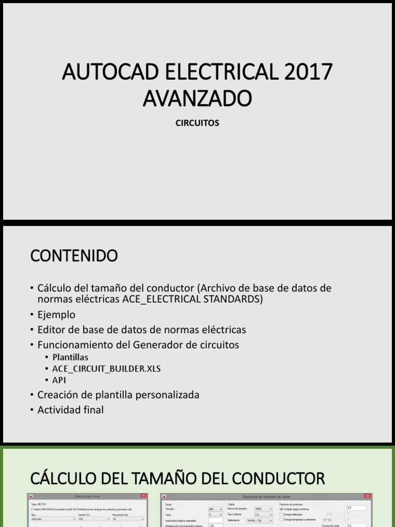 AutoCAD Electrical - Circuitos | PDF | Electricidad | Ingenieria Eléctrica