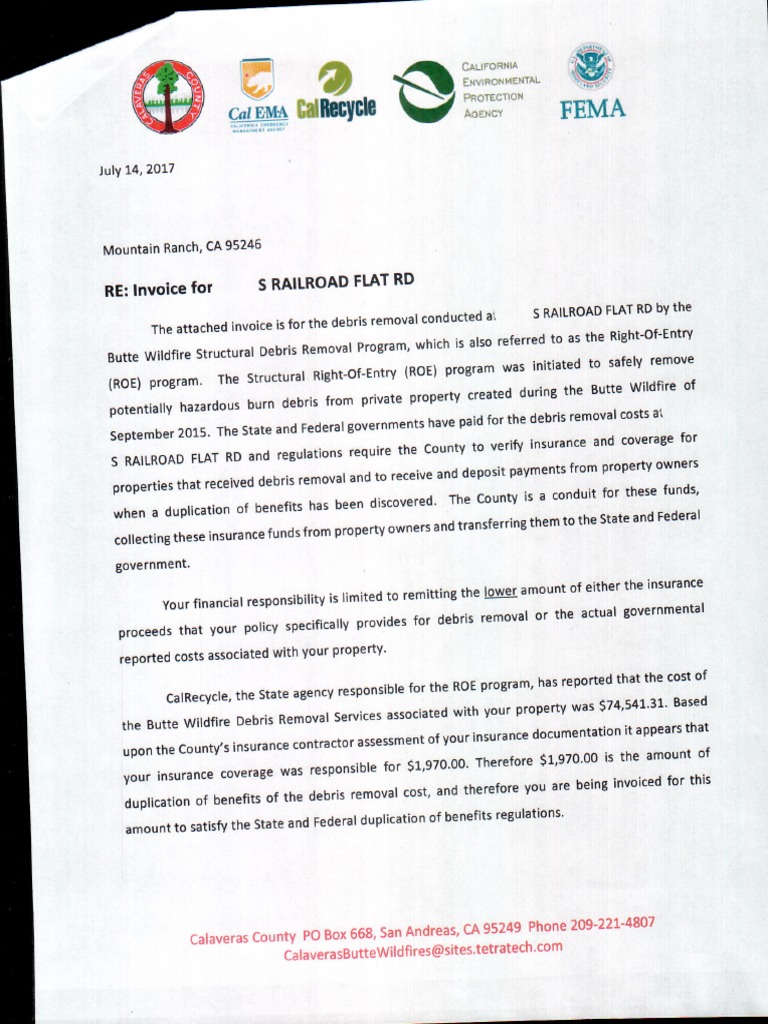 Invoice Letter, Summary Report, and ROE | PDF