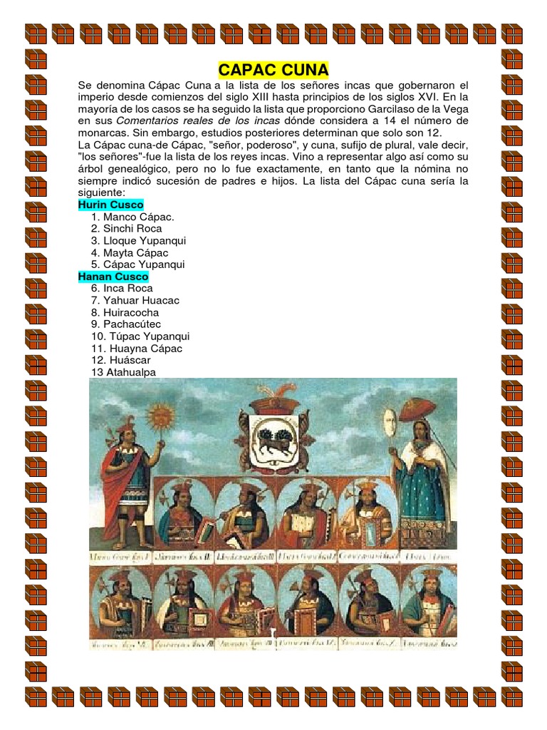 Cápac Cuna: Dinastía Inca y Significado | PDF | azteca | Imperio Inca