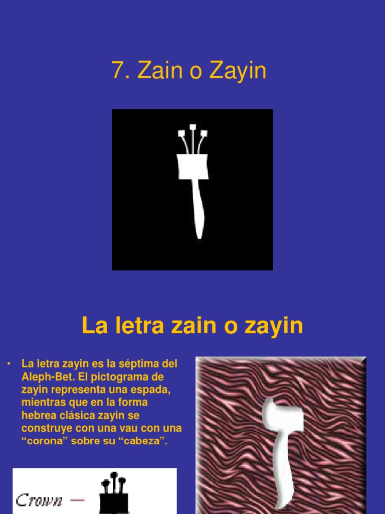 La letra Zain: Su simbolismo y significados ocultos | PDF | Science | Ciencia filosófica