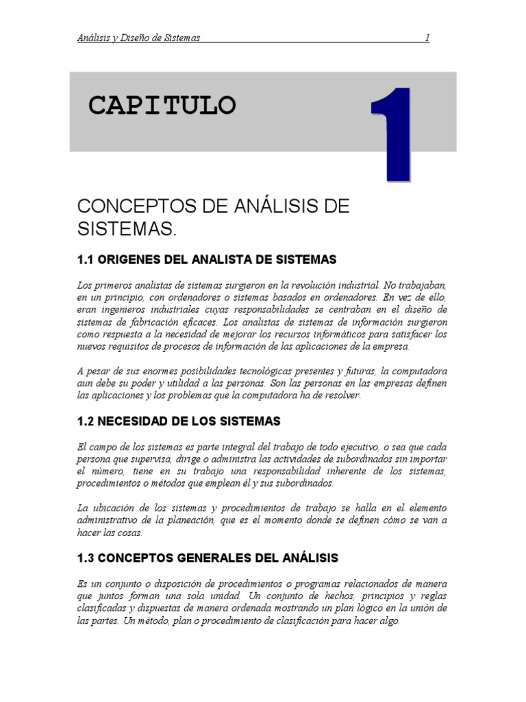 Manual de Analisis y Diseno de Sistemas | PDF | Software | Diseño