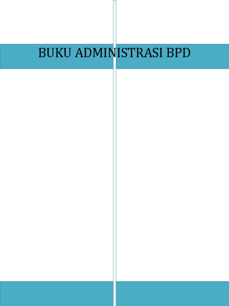 Format Buku Administrasi Bpd Pdf