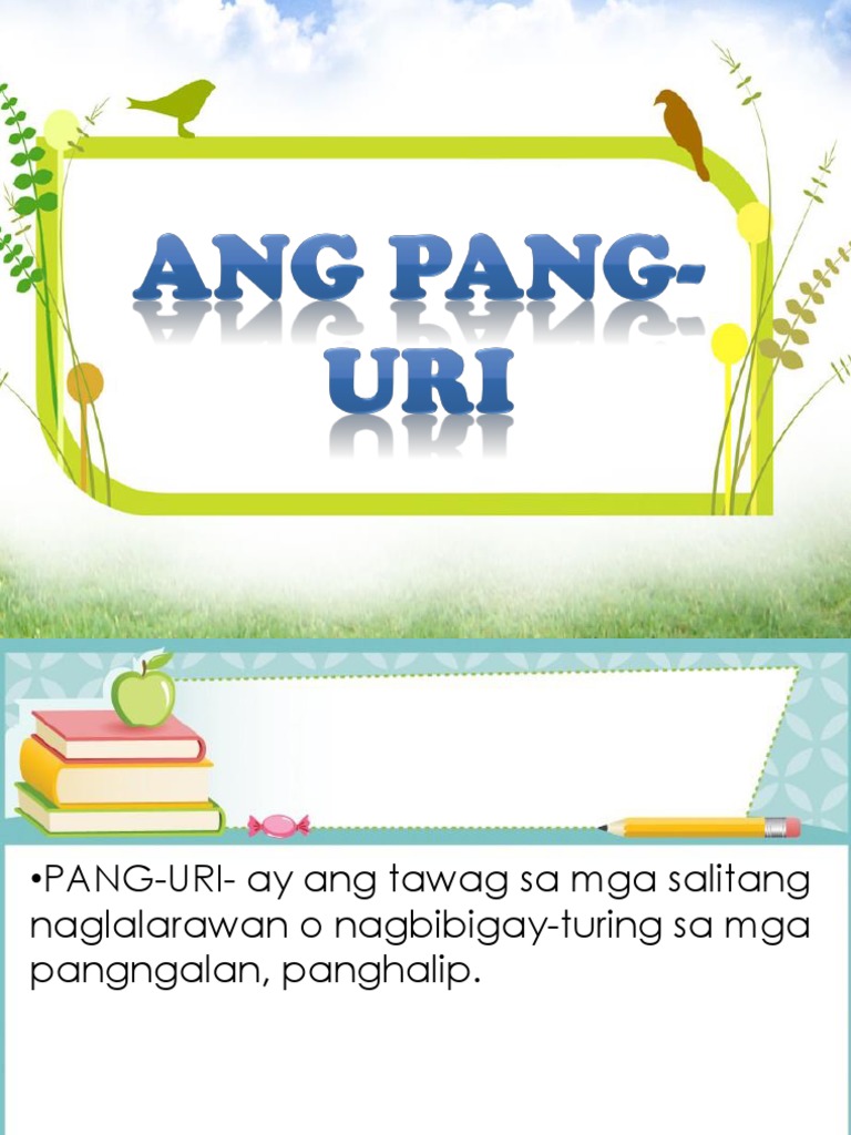 Kaantasan Ng Pang-uri