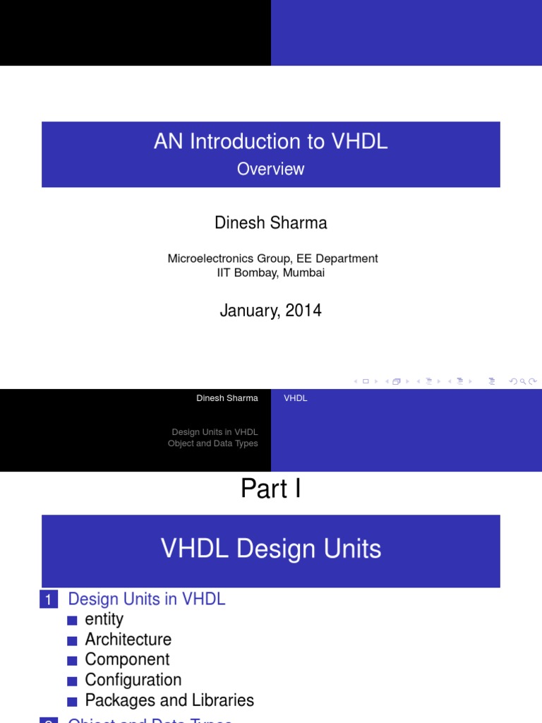 L20 Sharma | PDF | Vhdl | Data Type