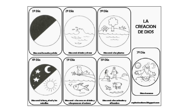 Ficha de La Creacion de Dios 2 | PDF