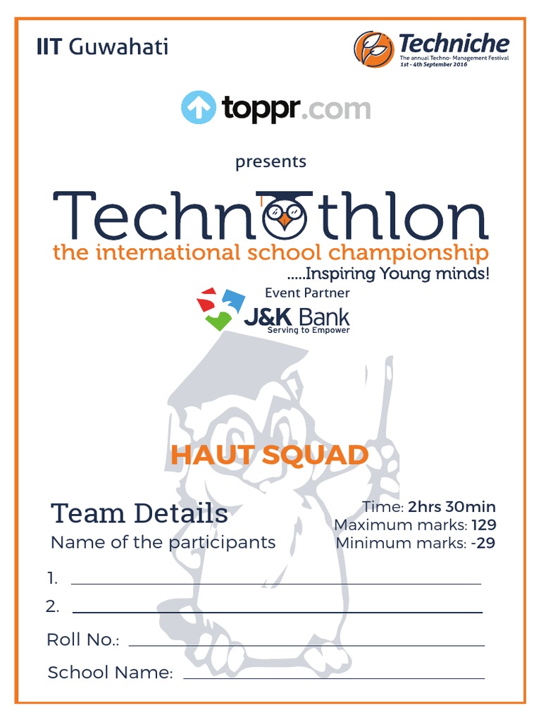 Technothlon 2016 HE | PDF | Supply And Demand | Demand