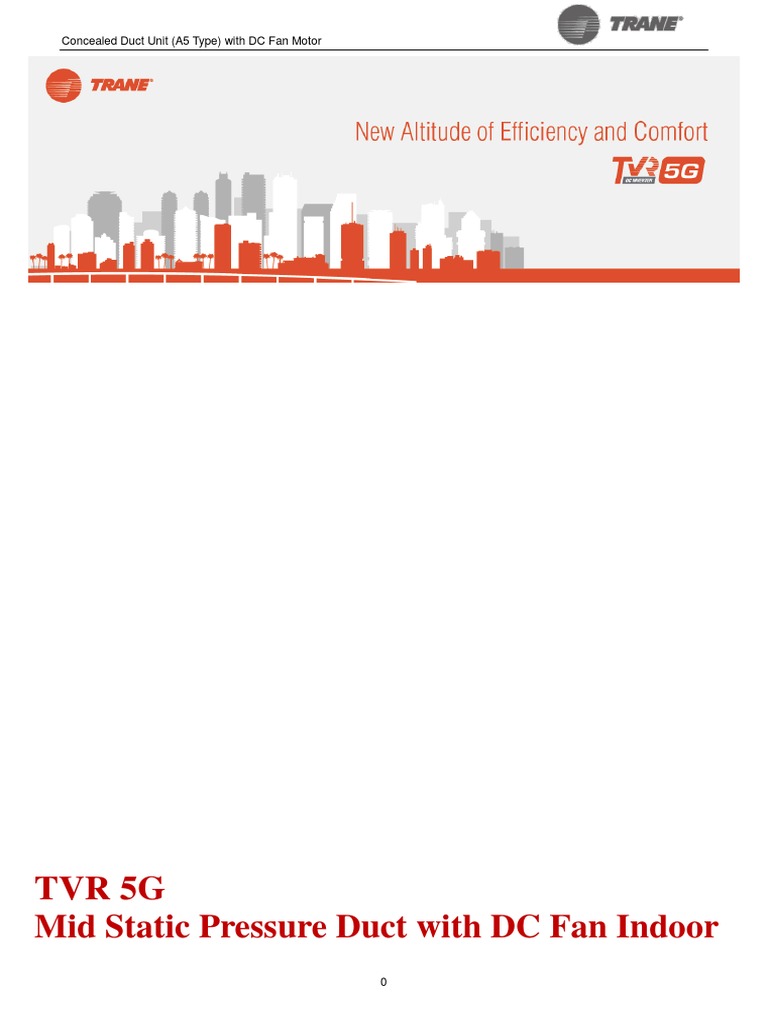 Mid Static Pressure-DUCTED | PDF | Air Conditioning | Hvac