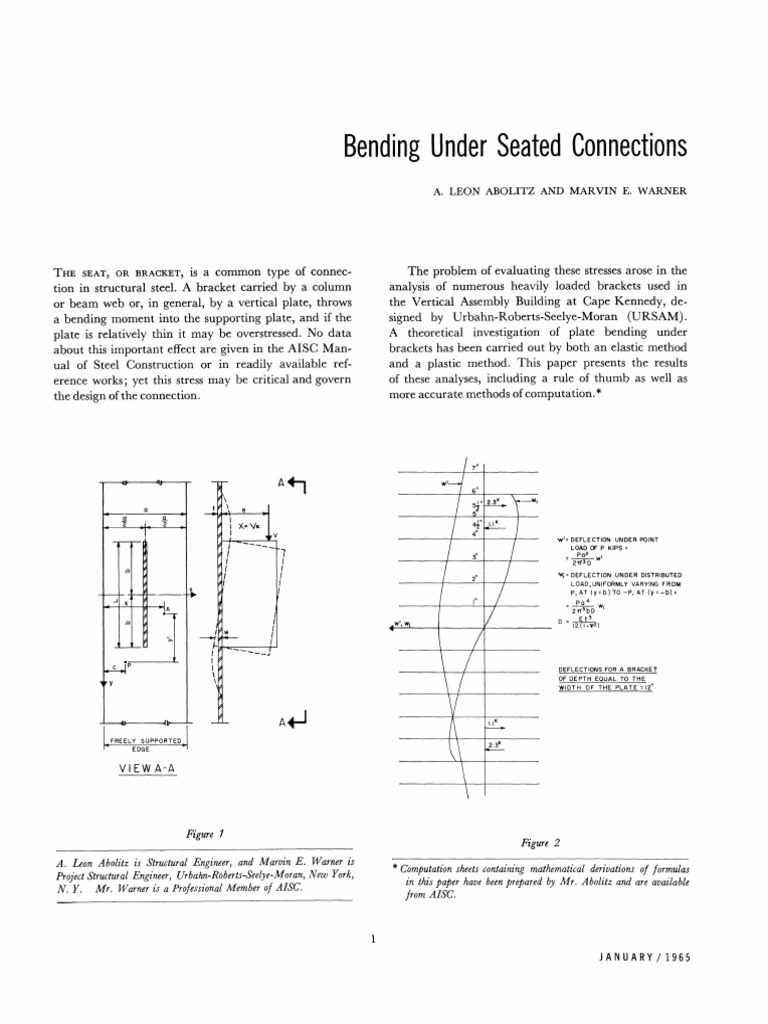 BENDING CONNECTIONS | PDF | Bending | Classical Mechanics