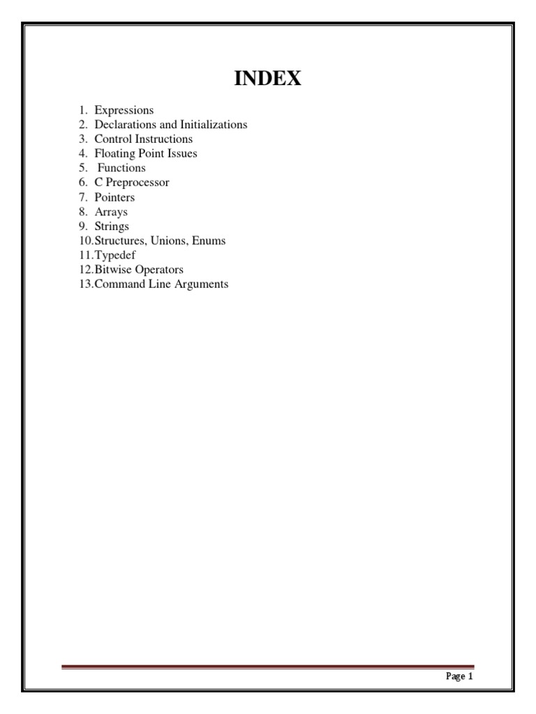 C Programing | PDF | C (Programming Language) | Control Flow