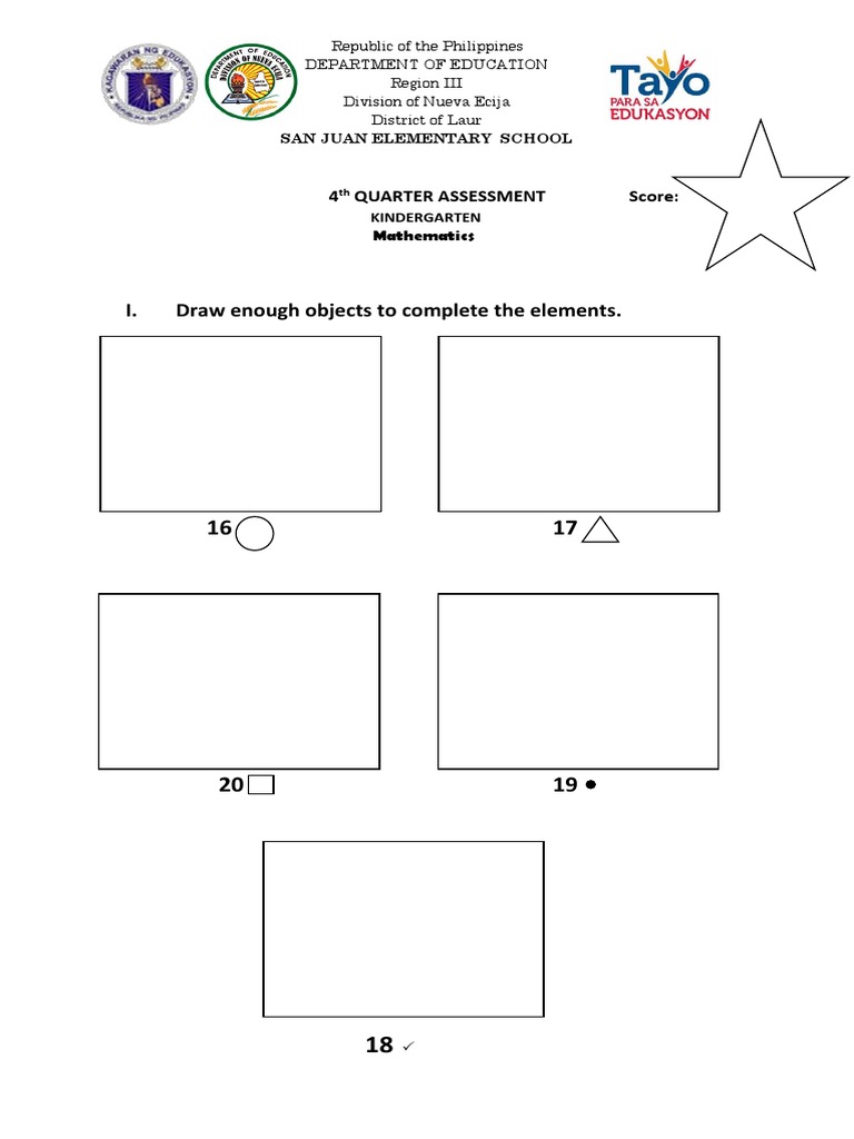 4th Grading MATH & FIL Edit | PDF | Cognition | Schools