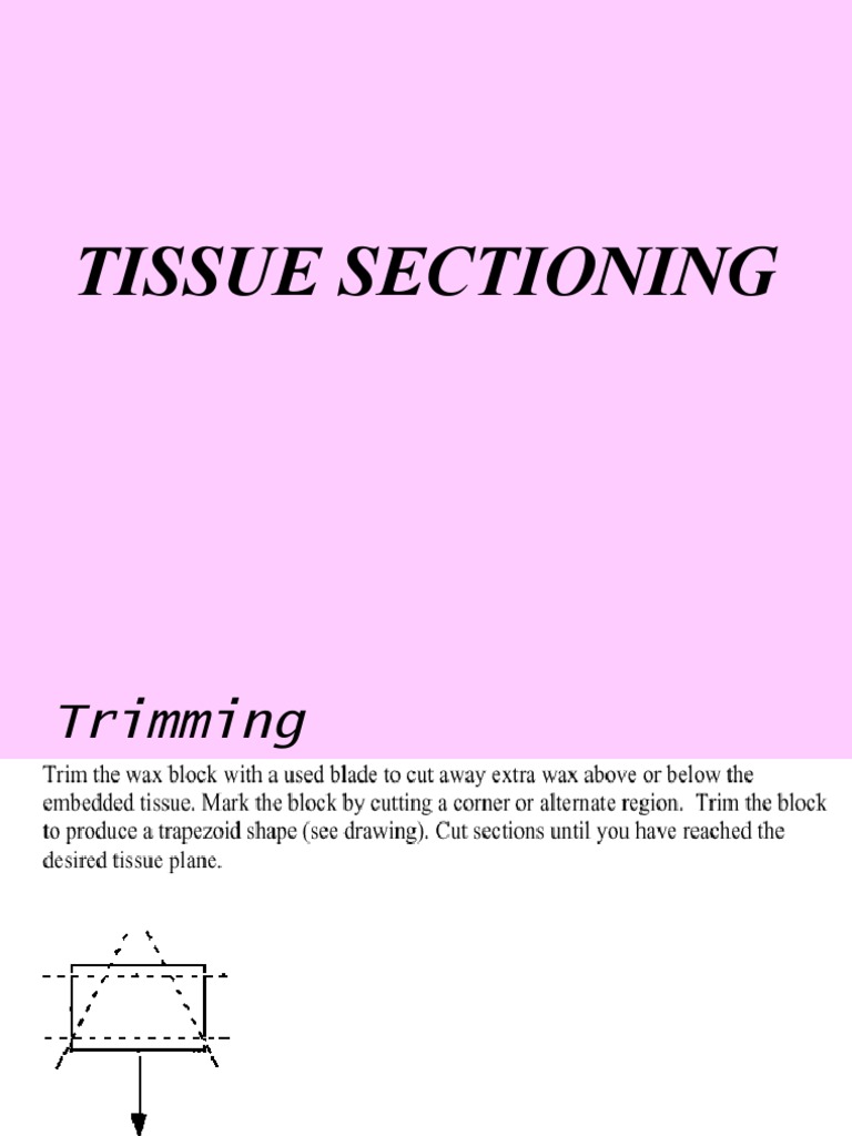 6. Tissue Sectioning & Cutting