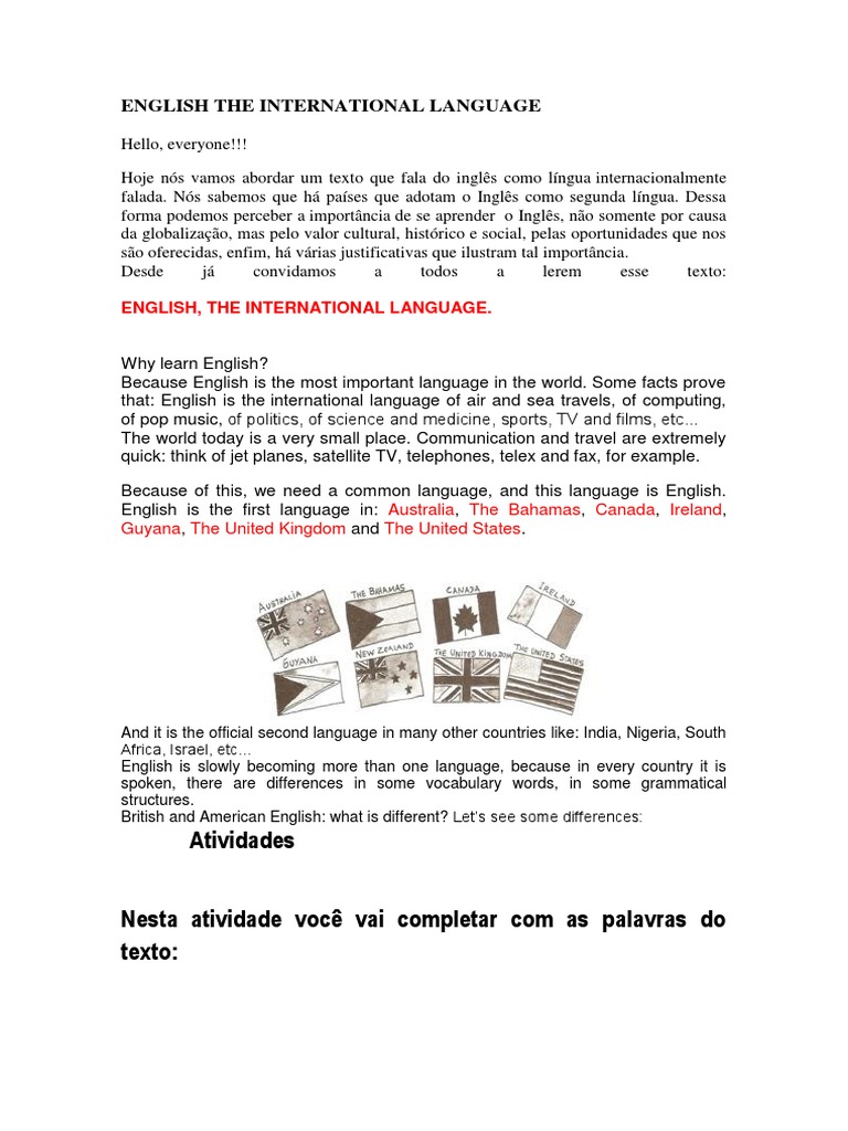 English as the Global Language | PDF | English Language | Languages