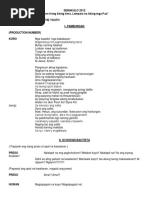 Senakulo Script For Good Friday (TAGALOG) | PDF