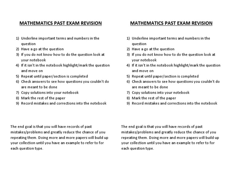 Math Exam Prep Guide | PDF | Test (Assessment) | Cognition
