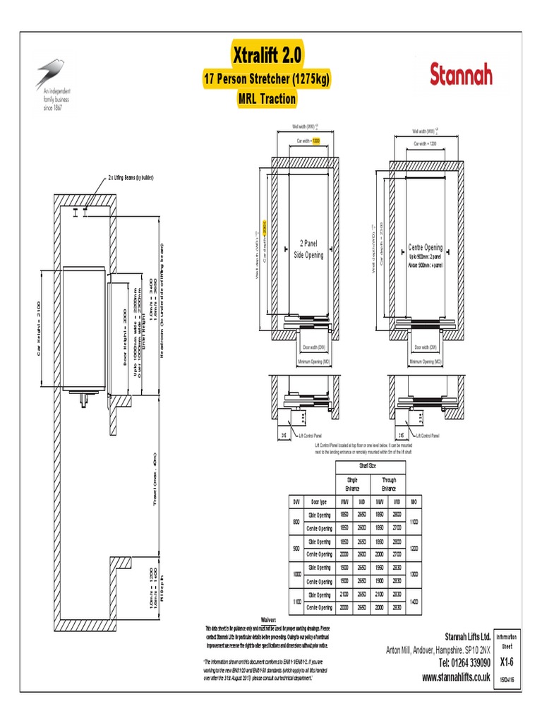 Stannah EN81!20!50 New Regs Leaflet | PDF | Elevator | Building Engineering
