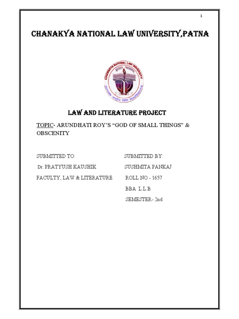 Law and Literature Project | PDF | Religion And Belief