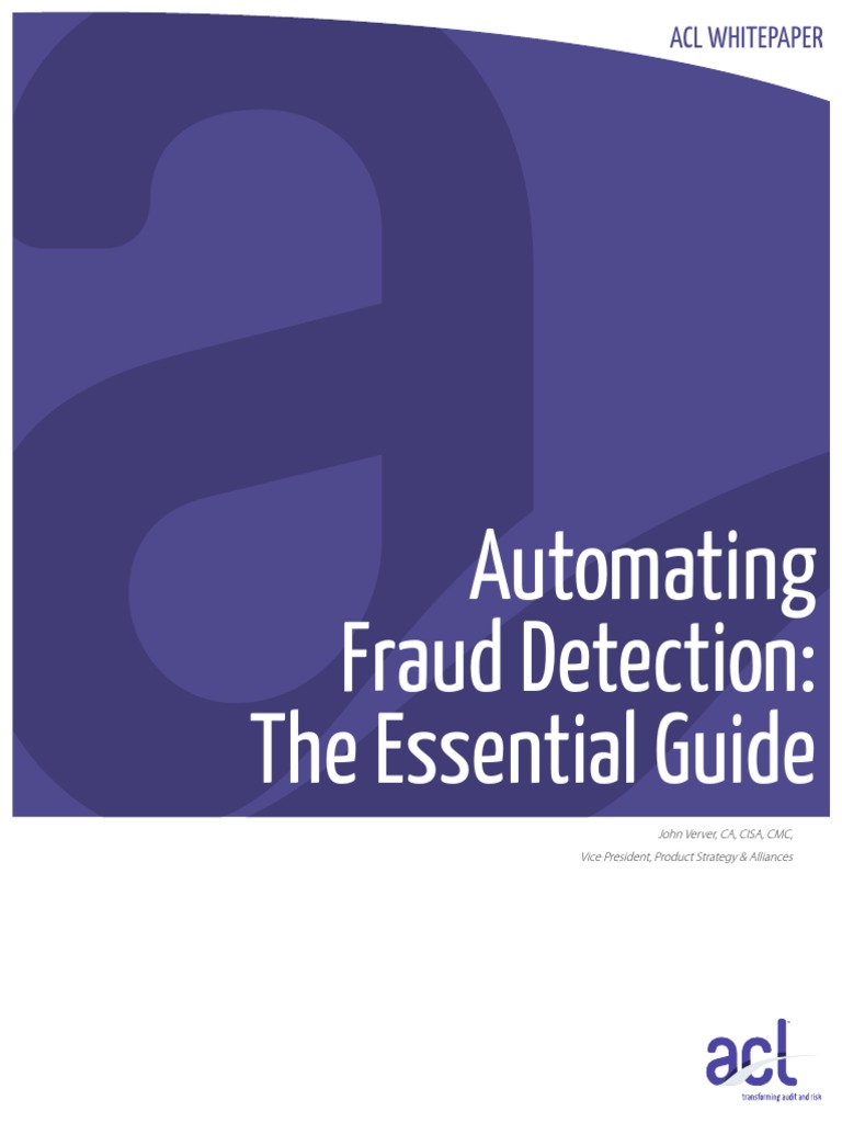 Whitepaper Automating Fraud Detection Guide | PDF | Business Process ...