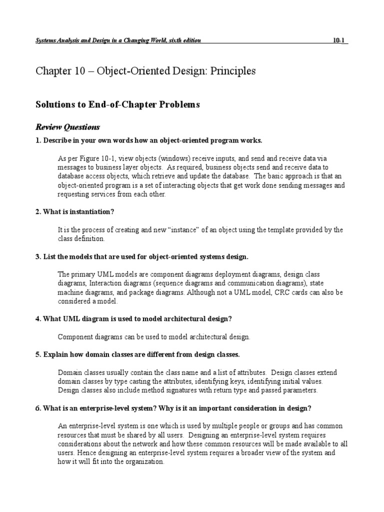 6ed Solutions Chap10 | Download Free PDF | Class (Computer Programming) | Method (Computer ...