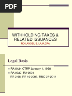 Non-VAT Withholding Tax Computation | PDF