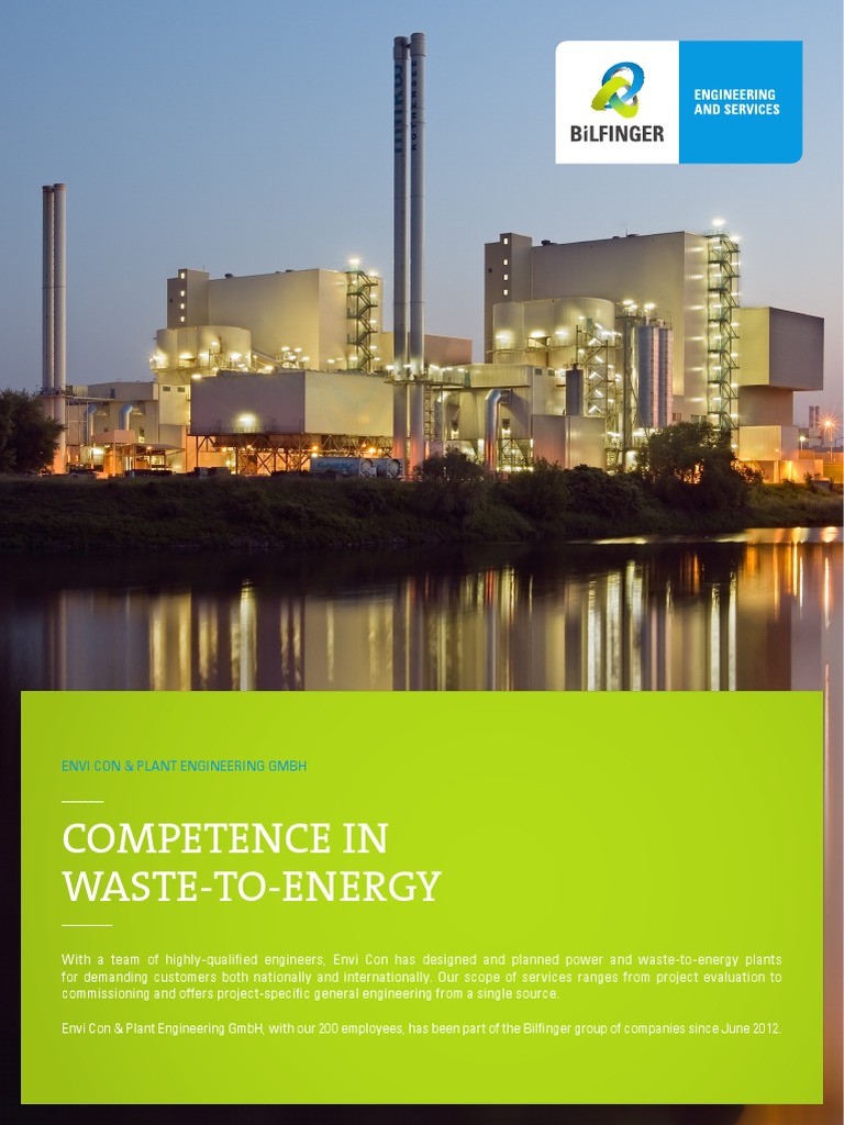 PDF Waste To Energy ENG | PDF | Power Station | Engineering