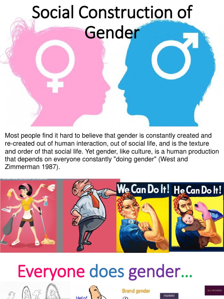 Social Construction of Gender | PDF | Gender | Gender Studies