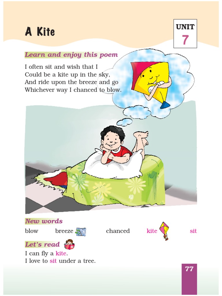 Class1 English Unit07 NCERT TextBook EnglishEdition | PDF