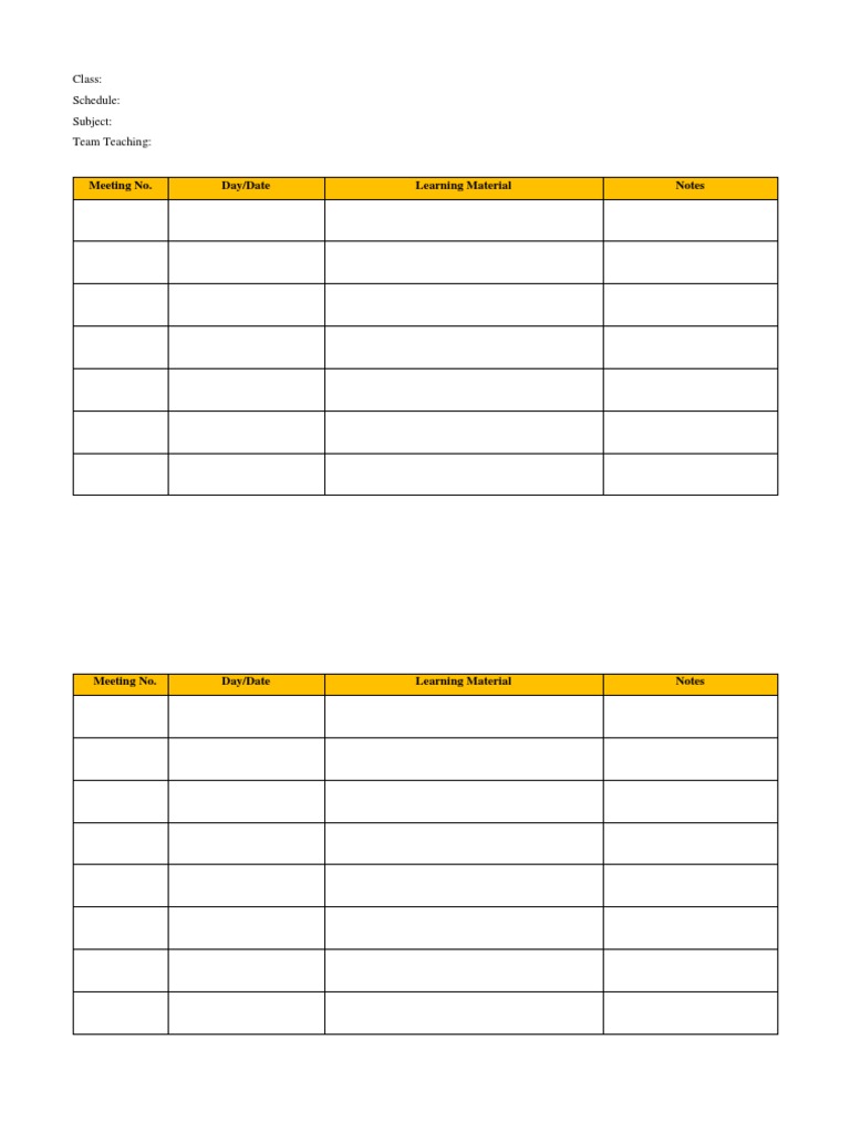 Self Record Lesson Plan | PDF